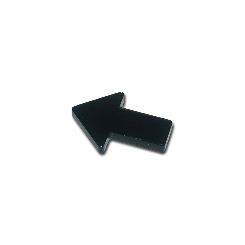 Pfeil Magnete Ferrit 44 mm Schwarz Hinweismagnete Kühlschrank