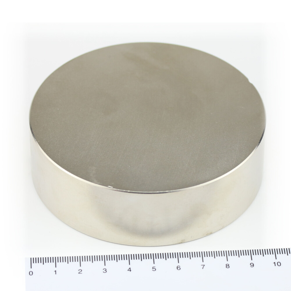 Neodym Magnete N45 Ø100x30 mm NdFeB - 370 kg