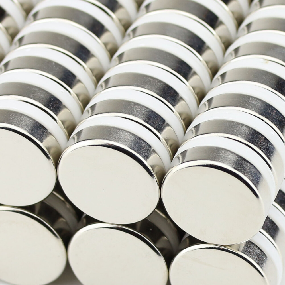 Neodym Magnete N45 Ø25x7 mm NdFeB - 19 kg