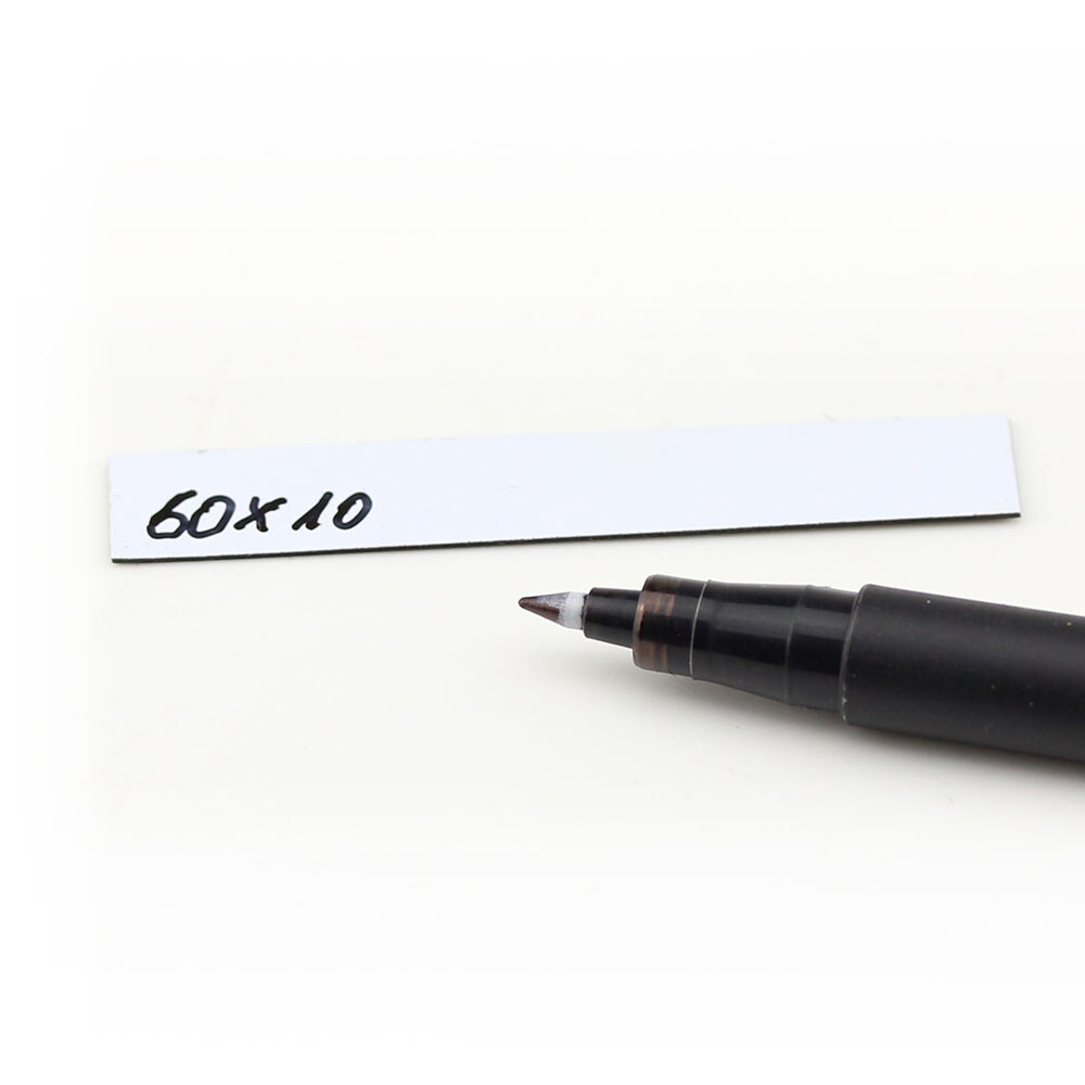 Magnetetiketten Magnetschilder Magnetstreifen 60x10 mm